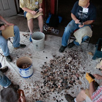 Basic Flintknapping, North House Folk School Course