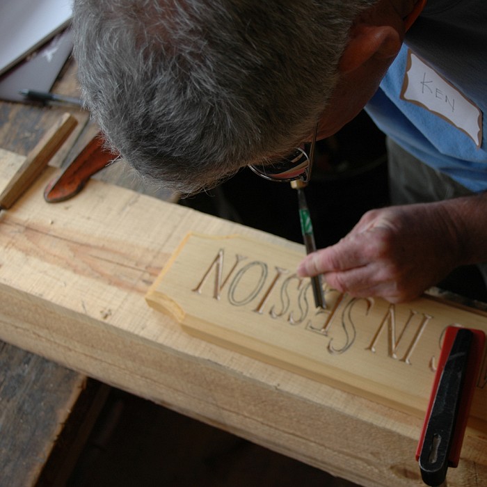 Hand Carved Wooden Signs North House Folk School Course | North House ...