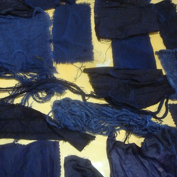 Dyeing with Woad